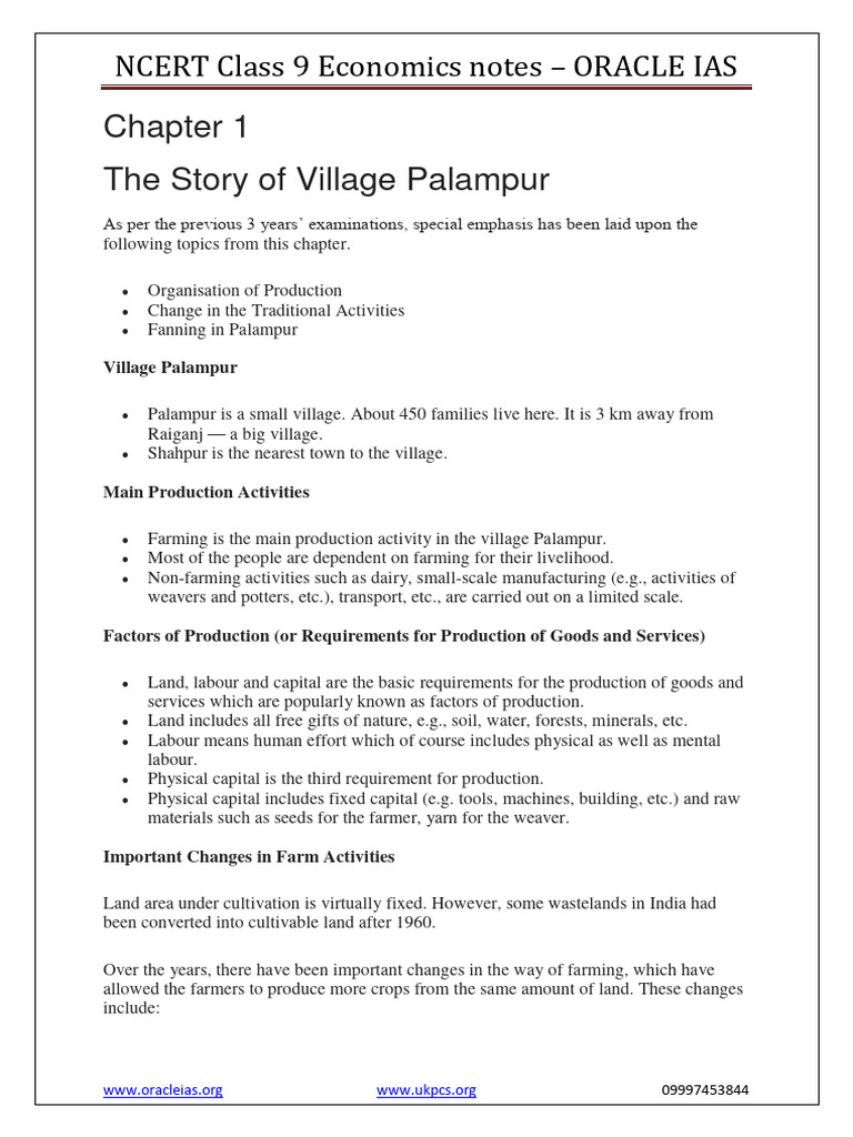 Class 9 To 12 Ncert Economy Notes | PDF | Poverty | Poverty & Homelessness