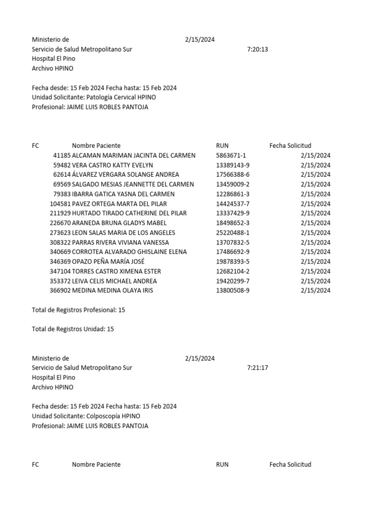 Informe Jenny Infante 150224 | PDF | Medicina CLINICA | Patología
