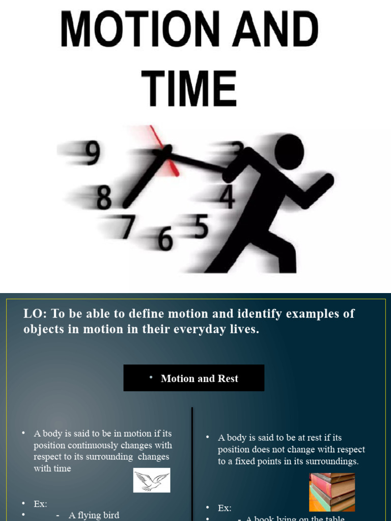 Motion and Time | PDF | Speed | Oscillation