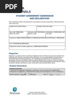 Student Declaration of Original Work | PDF