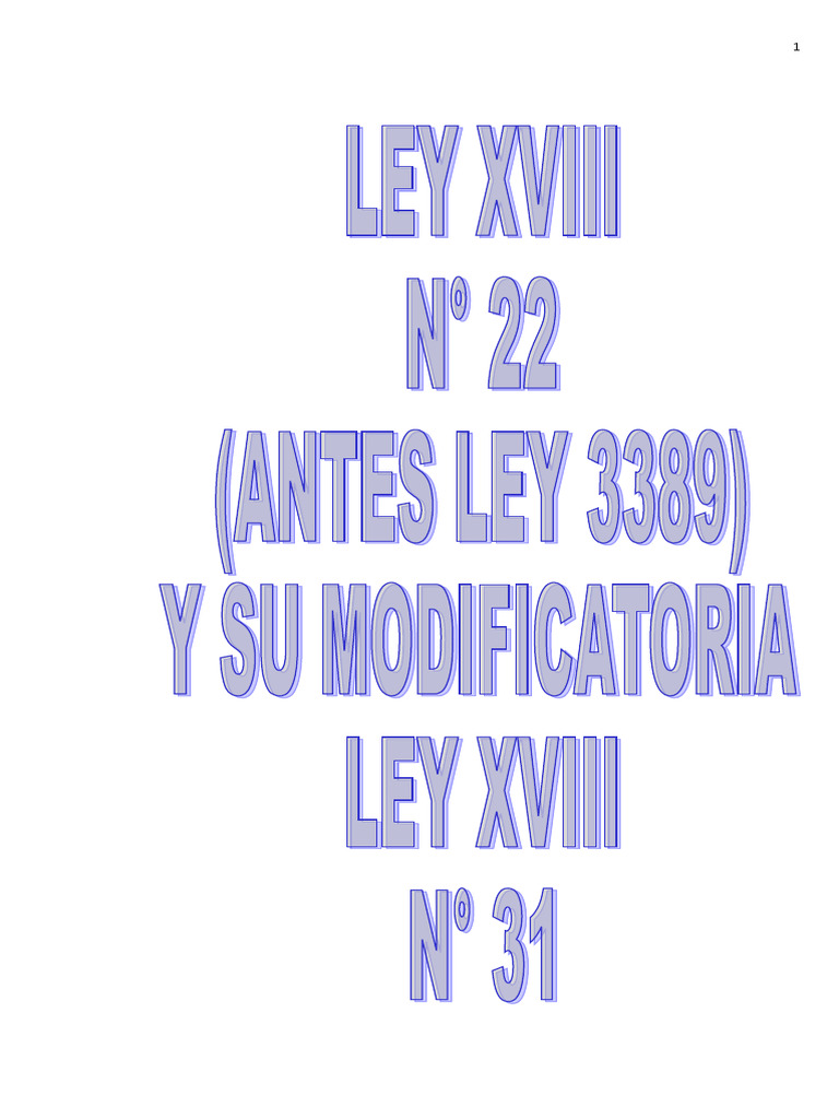 Ley XVIII N° 22: Policía de Misiones | PDF | Policía | Judicaturas