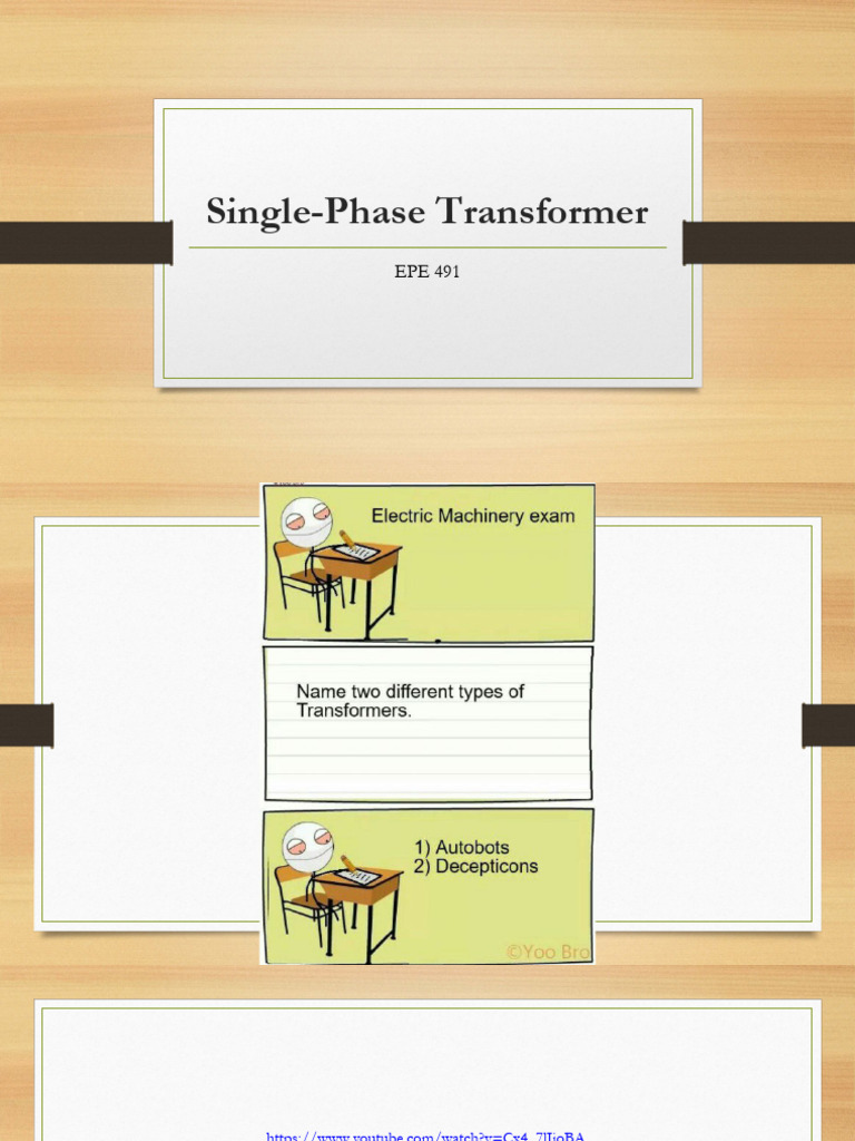 Single-Phase Transformer v2 | PDF | Transformer | Inductor