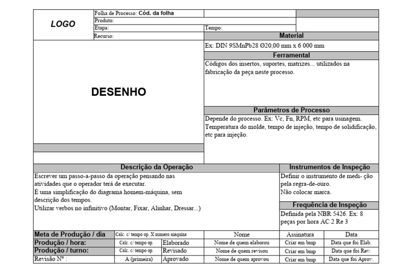 Folha de Processo Explicada | PDF