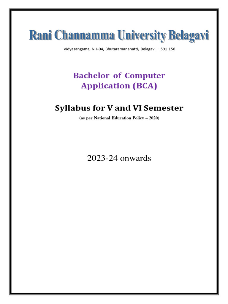 Bca V & Vi Sem | PDF | Cloud Computing | Business Intelligence