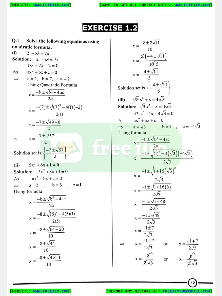 10th Maths Chap1 Ex 1.2 | PDF