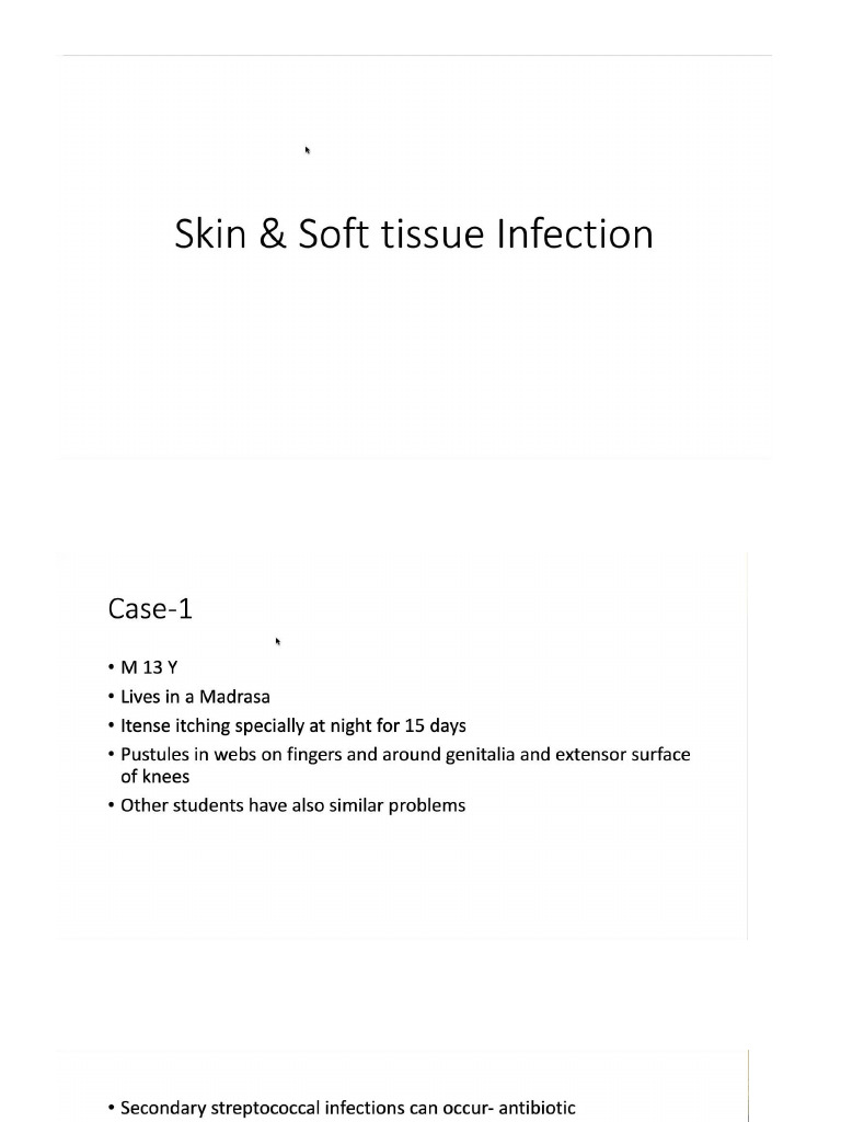 Antibiotic Workshop 4th Session Skin and Soft Tissue Infection | PDF