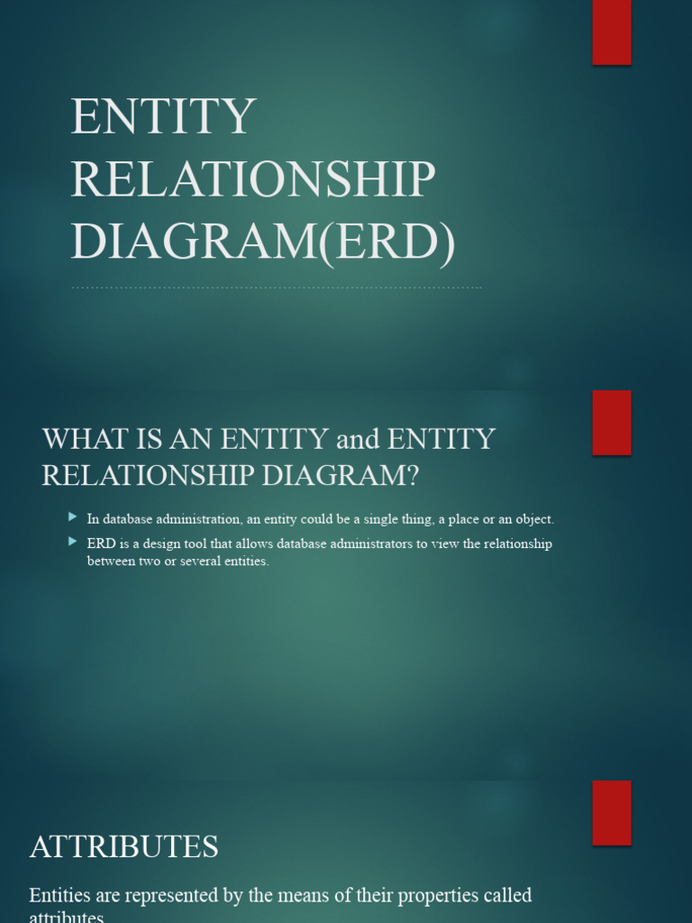 Entity Relationship Diagram Erd Pdf Relational Database Databases 7386