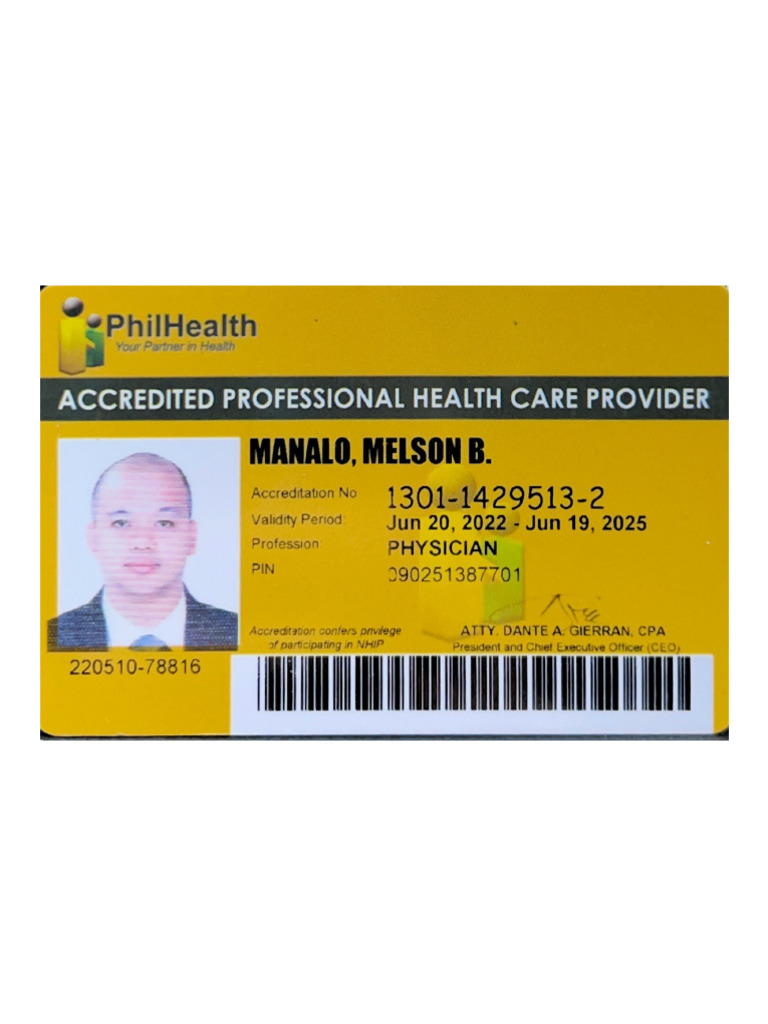 Philhealth Provider ID | PDF