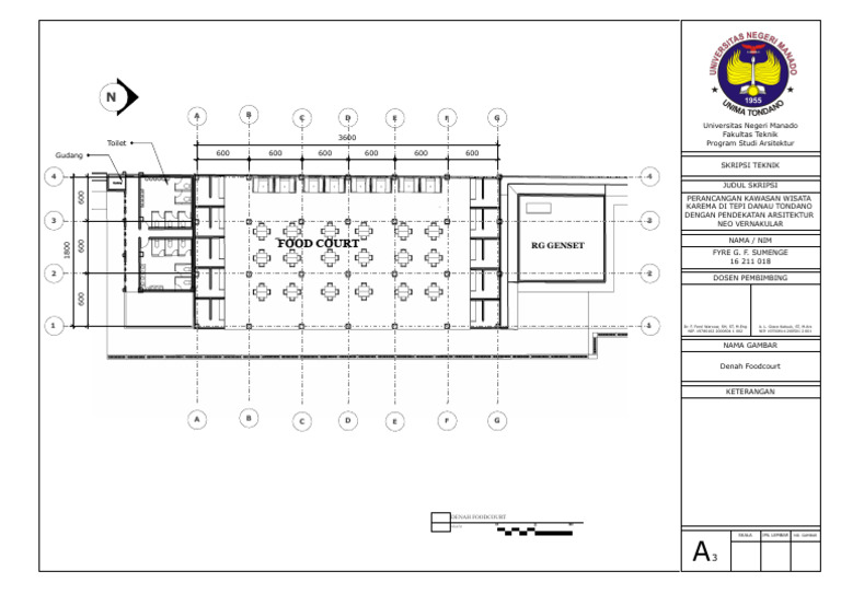 Denah Foodcourt | PDF