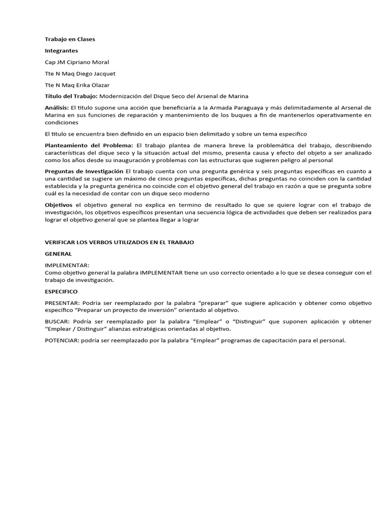 Modernización del Dique Seco | PDF