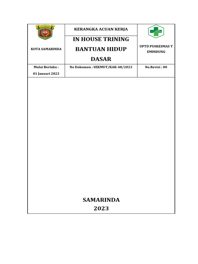 KAK in House Trining BHD | PDF