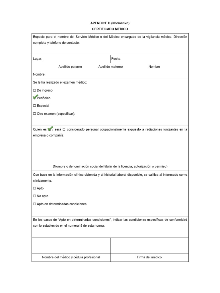 Apendice D NOM-026-NUCL-2011 | PDF