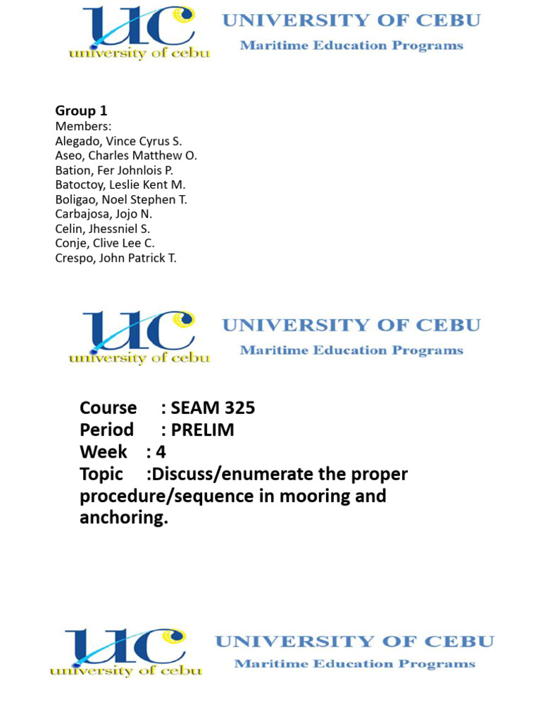 Mooring and Anchoring 1 | PDF | Anchor | Rope