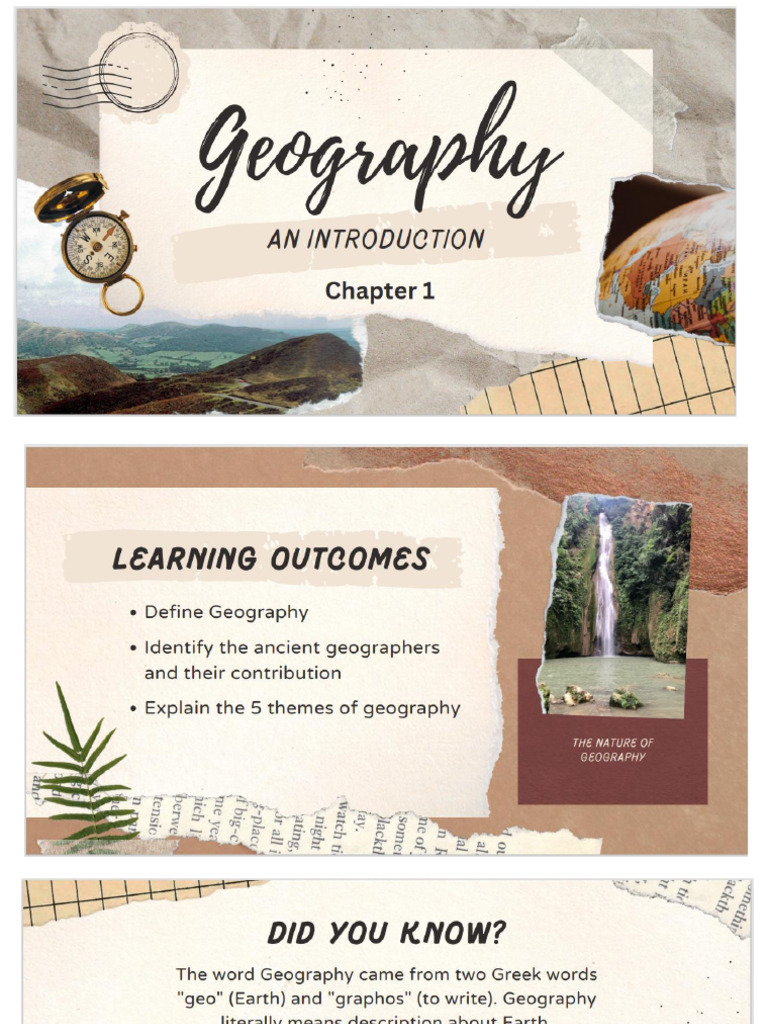 Intro to Geography With 5 Themes | PDF