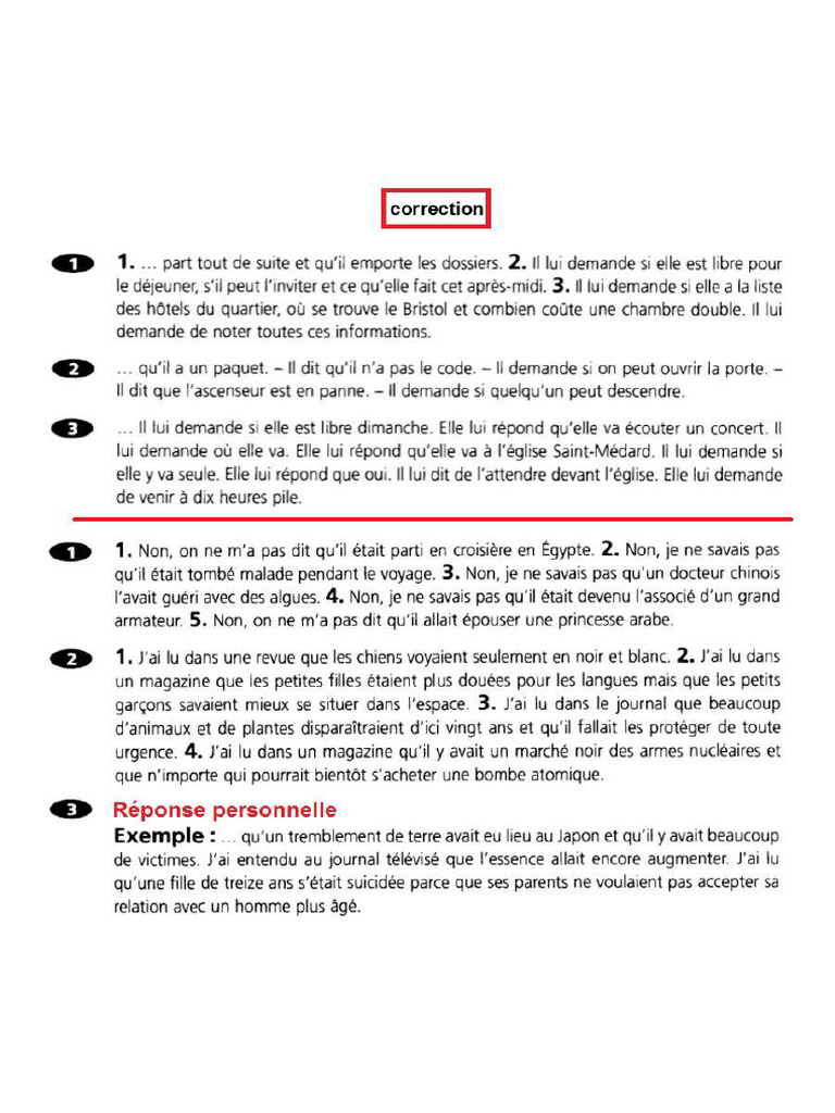 Gabarit fiche discours rapporté | PDF