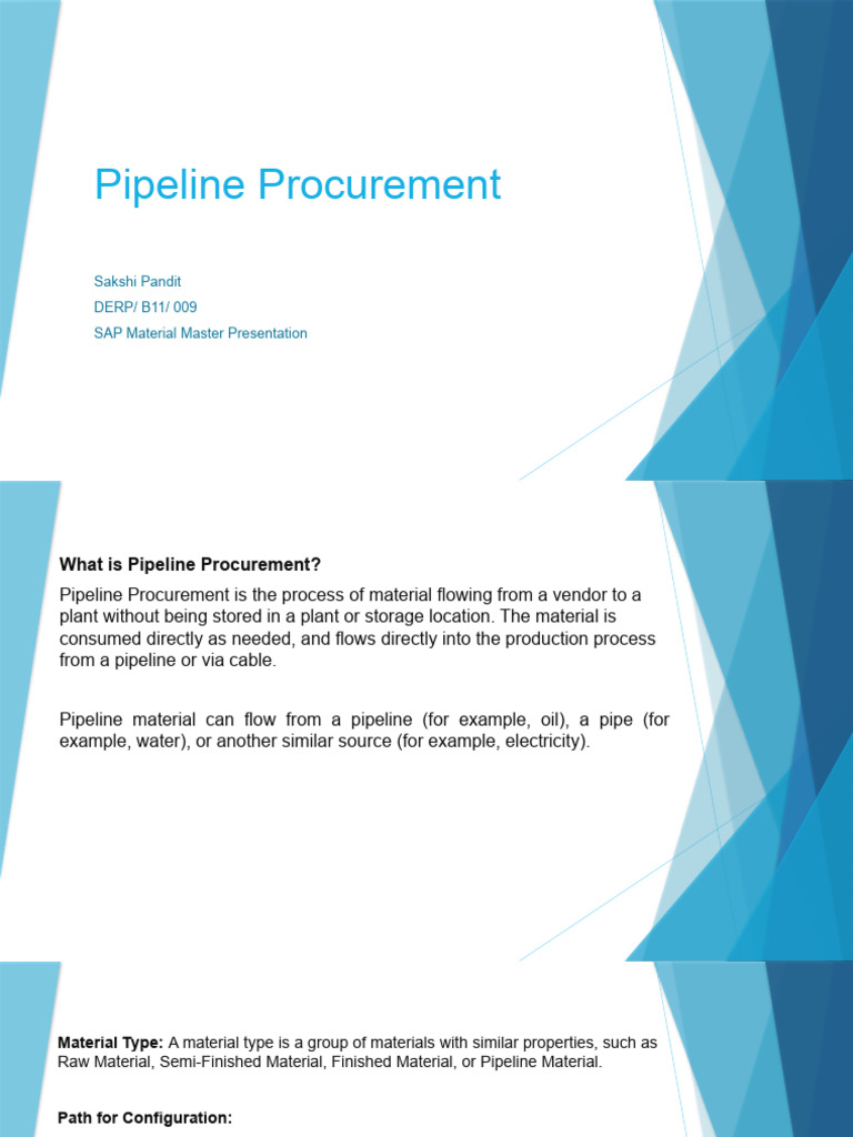 Pipeline Procurement | PDF | Business | Computers