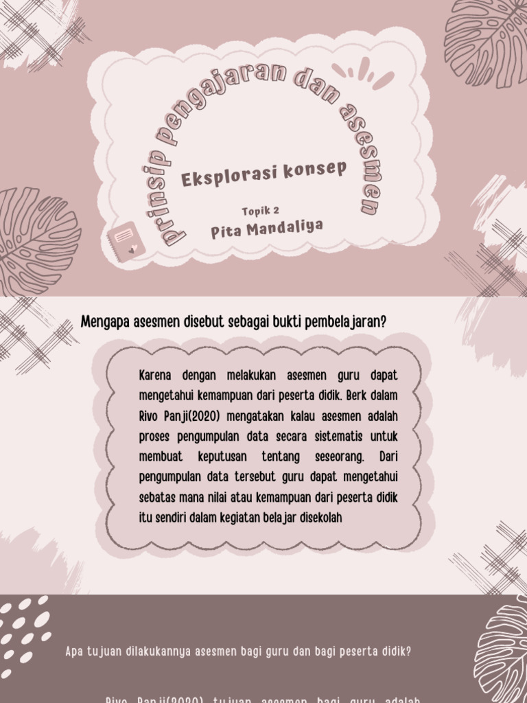 PPA - Eksplorasi Konsep (T2) Pita | PDF | Kesehatan Holistik | Sains & Matematika