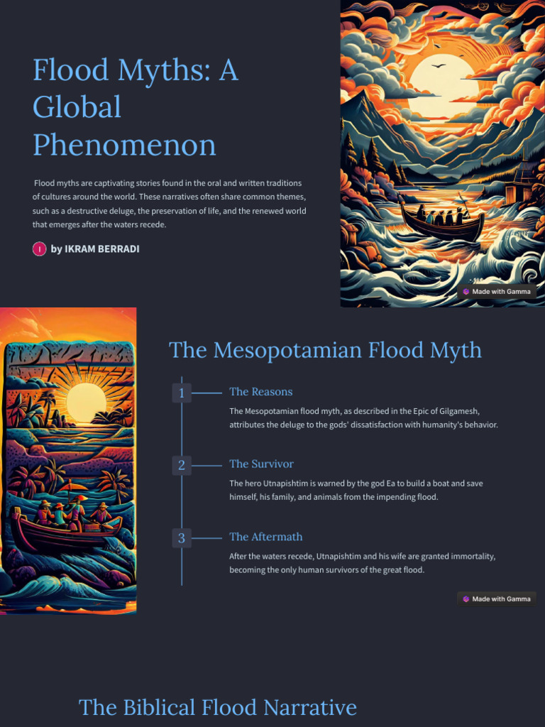 Flood Myths: A Global Phenomenon: by Ikram Berradi | PDF | Flood Myth ...