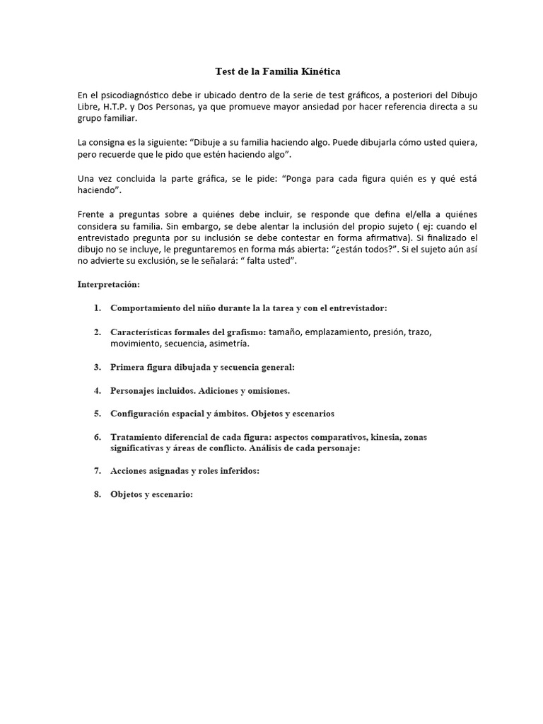 Interpretacion de La Familia Kinetica Actual | PDF | Dibujo | Aprendizaje
