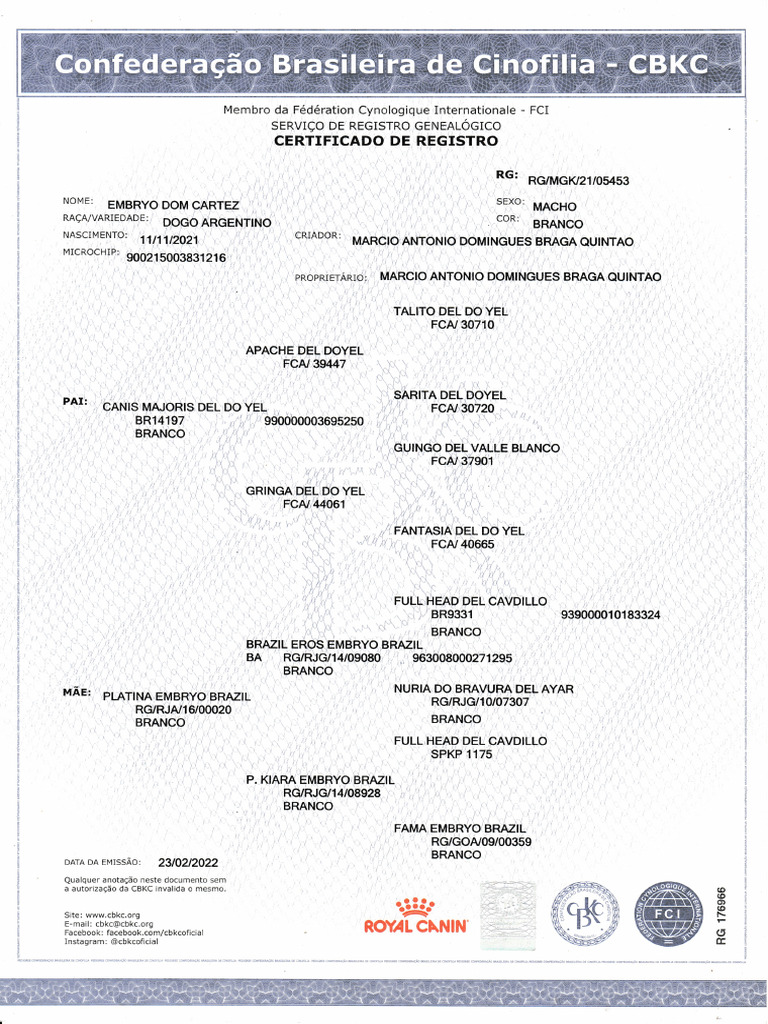 Embryo Dom Cartez | PDF