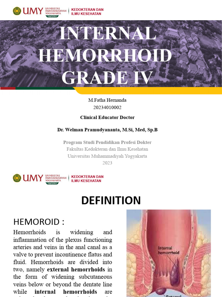 Internal Hemorrhoids: Causes and Treatments | PDF | Hemorrhoid ...