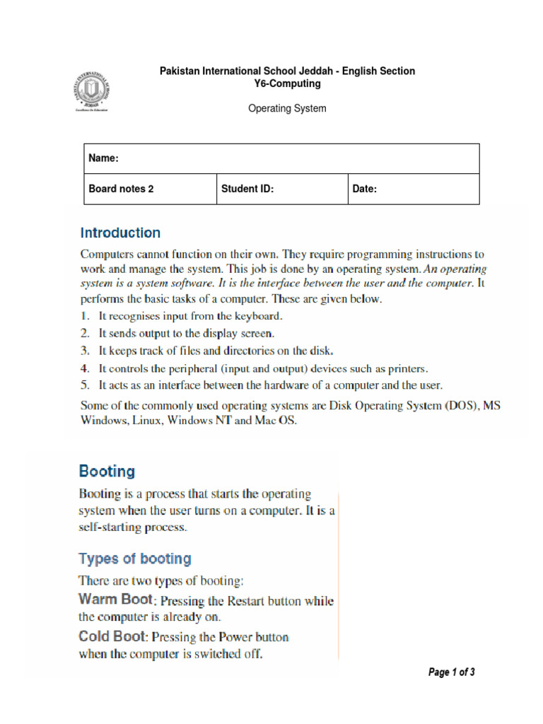 Operating System | PDF Operating System | PDF