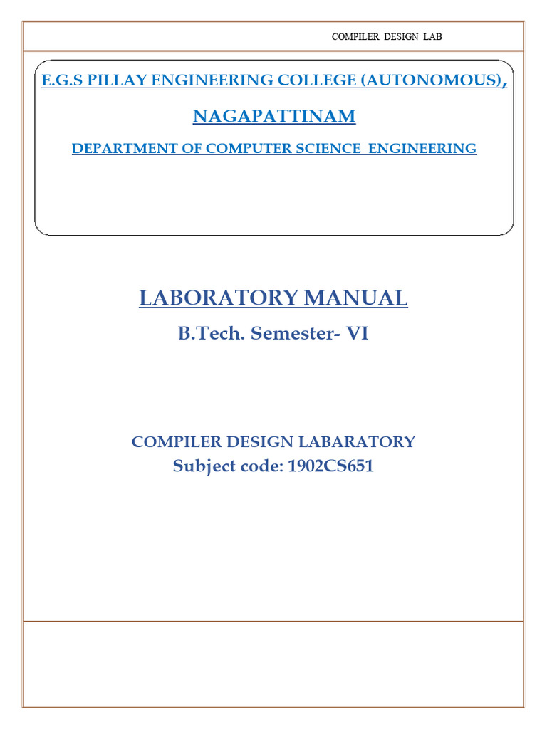 Lab Manual Sample Priya Mam | Download Free PDF | Computer Program ...