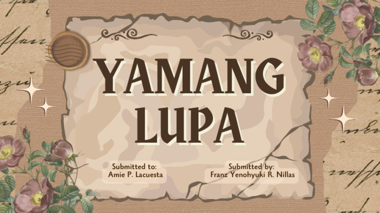 Yamang Lupa | PDF