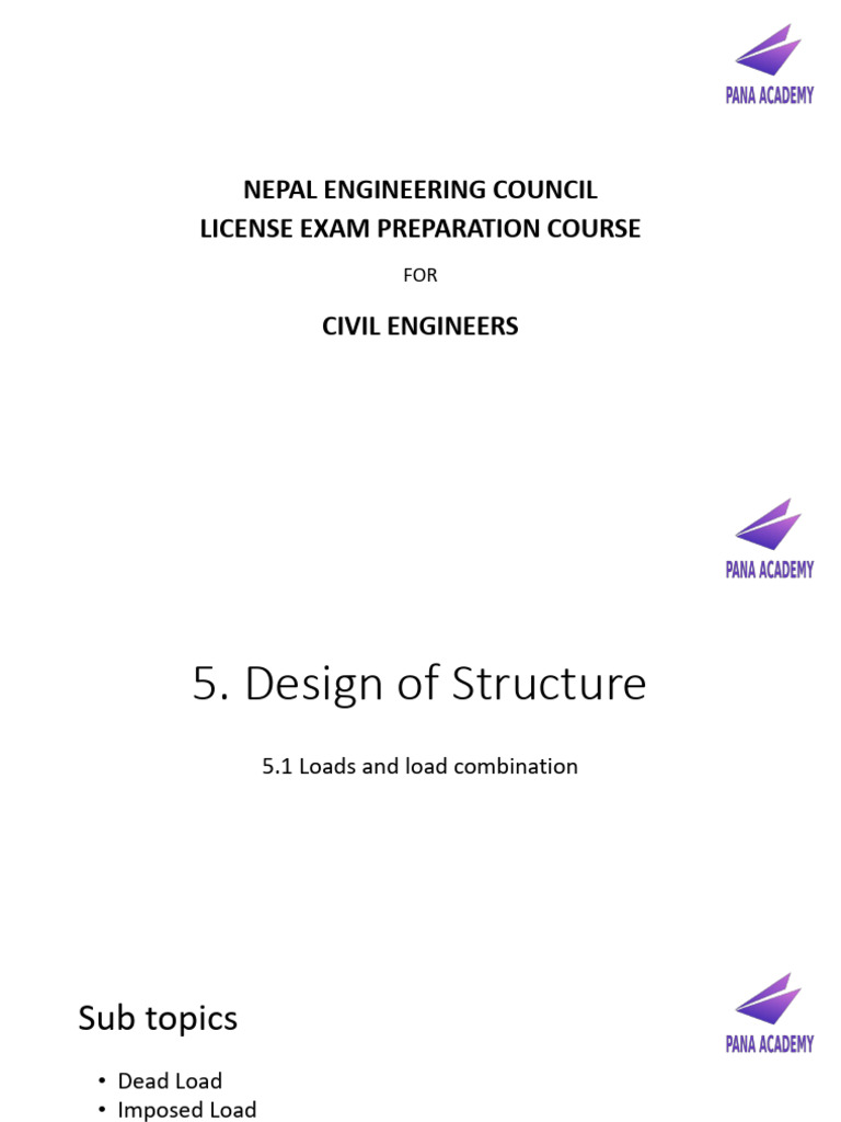 Nepal Engineering Liecese Preperaton Constructon Material | PDF | Structural Load | Earthquakes