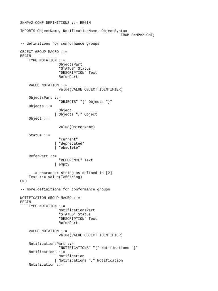 Snmpv2 Conf | PDF | Software Development | Computer Programming