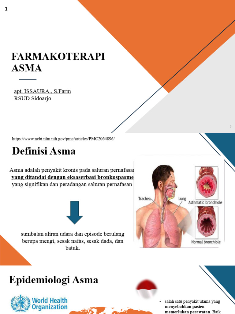 Farmakoterapi Asma, Ppok, Pneumonia | PDF