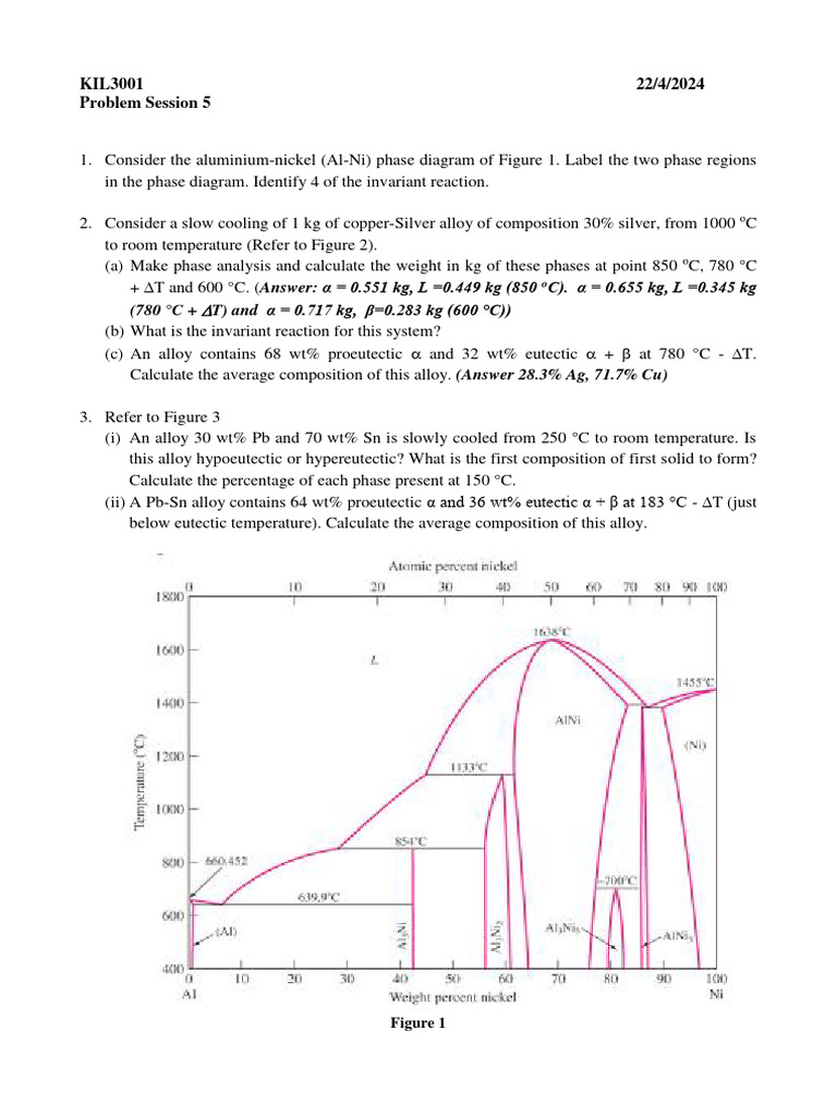 Problem Session 5 - PhaseDiagram | PDF