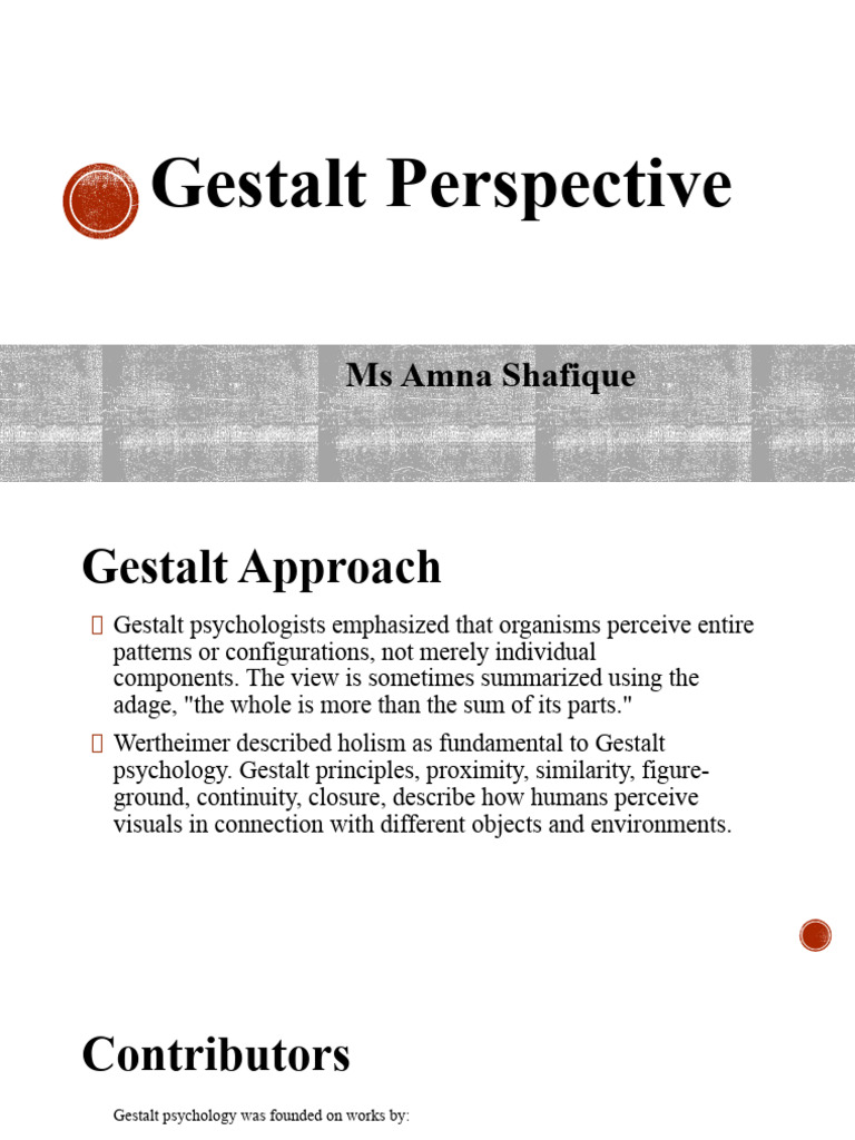 Understanding Gestalt Psychology Principles | PDF | Perception ...