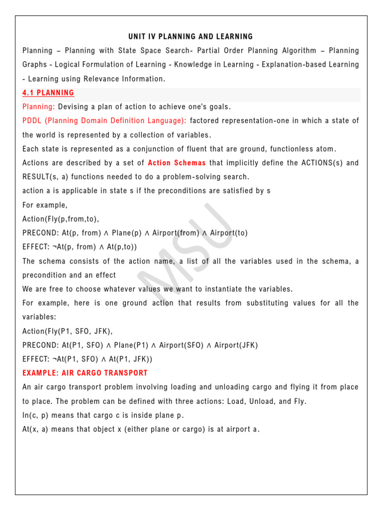 Ai Unit 4 | Download Free PDF | Theoretical Computer Science | Applied Mathematics