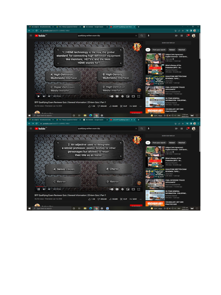 BFP QWE Reviewer | PDF