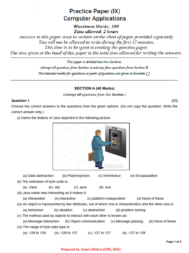 Comp Question Paper HFE | PDF | Computer Engineering | Mathematical Logic