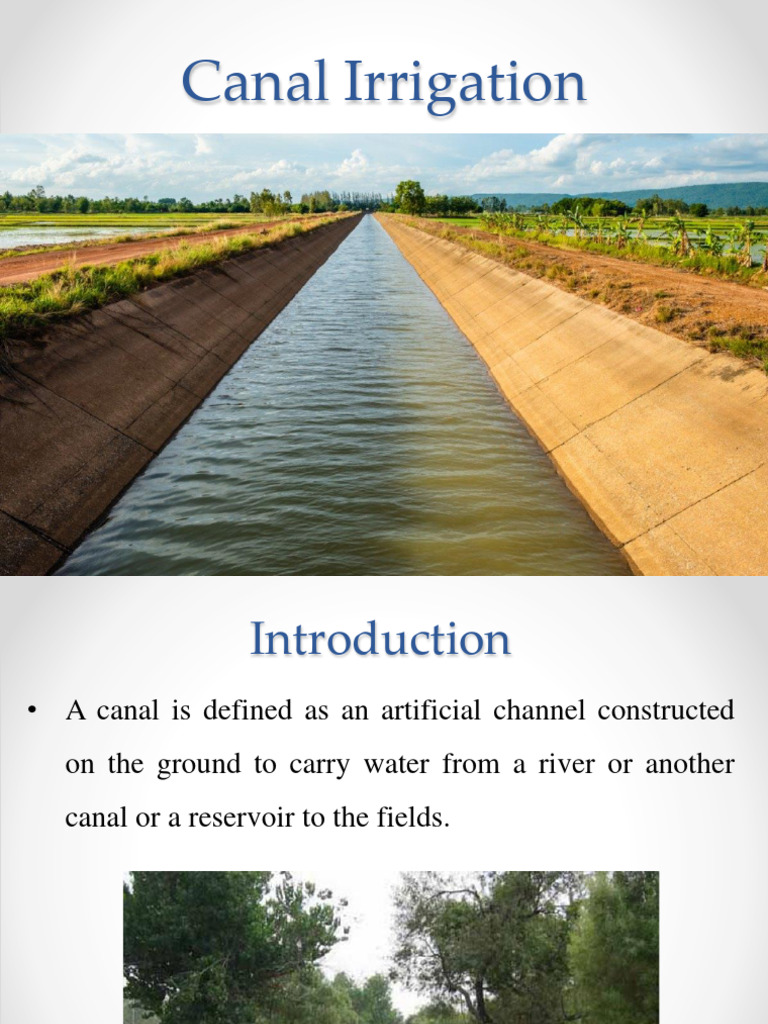 Lecture-5 Canals (Part-A) | PDF | Canal | Drainage Basin