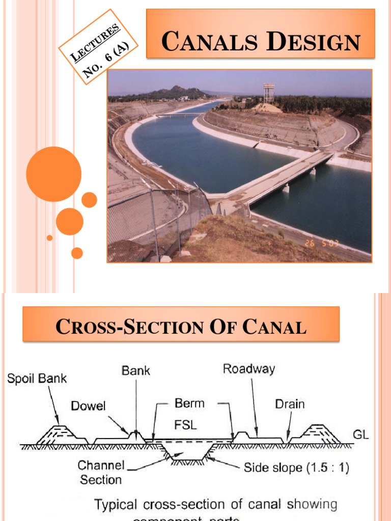 Lecture-6 Design of Irrigation Canal (Part-A) | PDF | Erosion ...