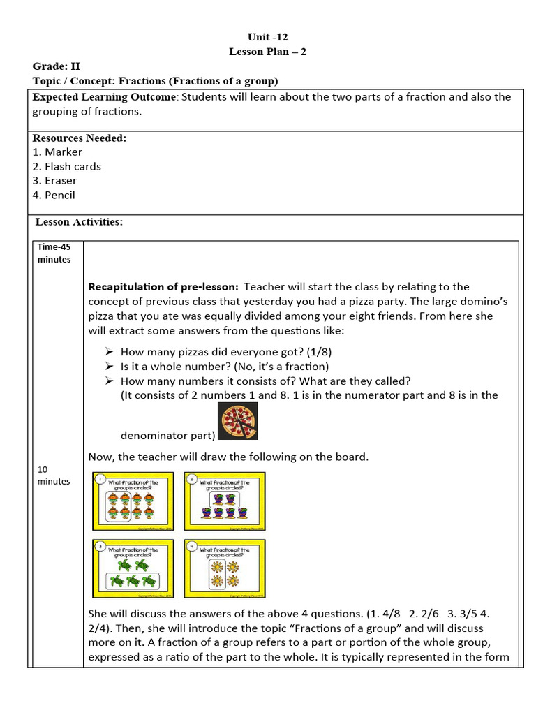 Day5 - Fractions (Fraction of A Group) | PDF | Pedagogy | Cognitive Science