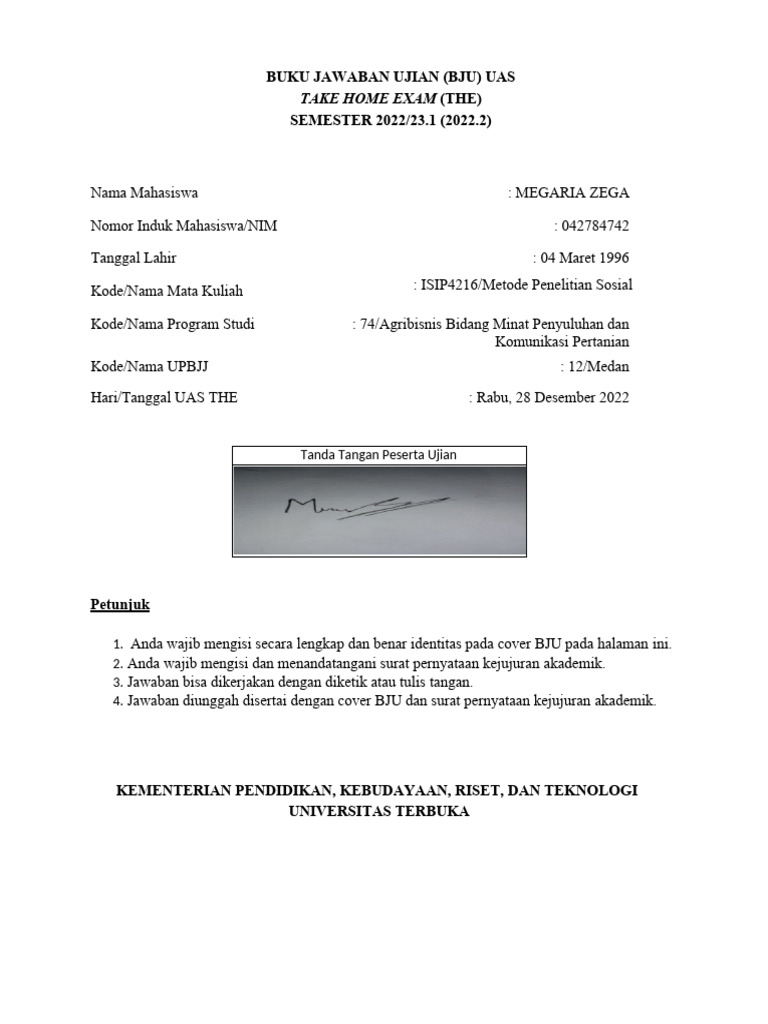 BJU - Umum Metode Penelitian Sosial | PDF