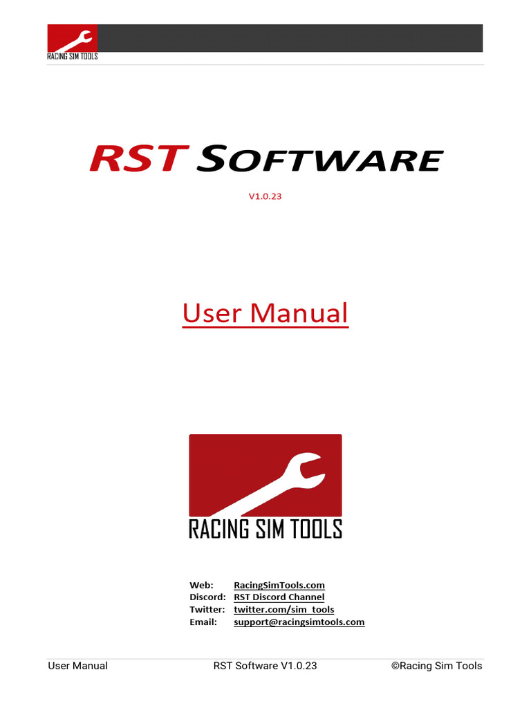 Rst Software User Manual Download Free Pdf Manual Transmission Mobile App