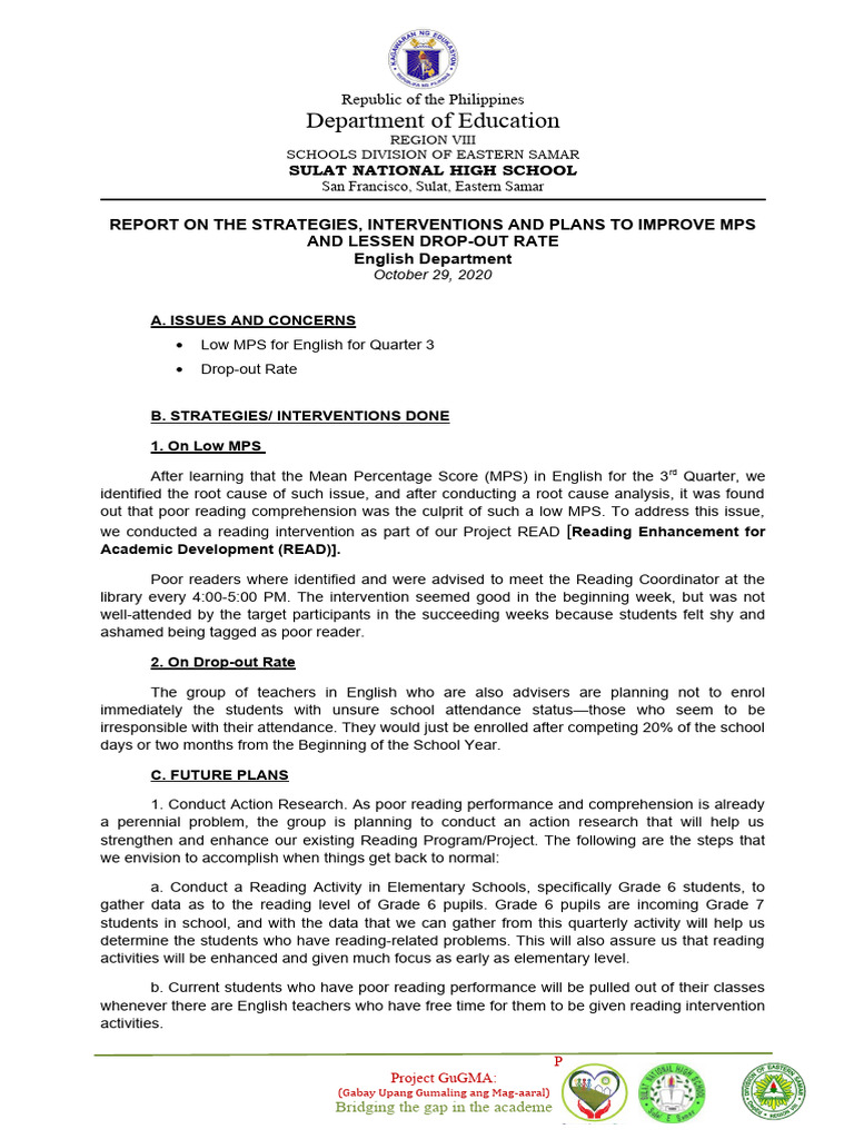 Intervention English | PDF | Learning | Behavior Modification