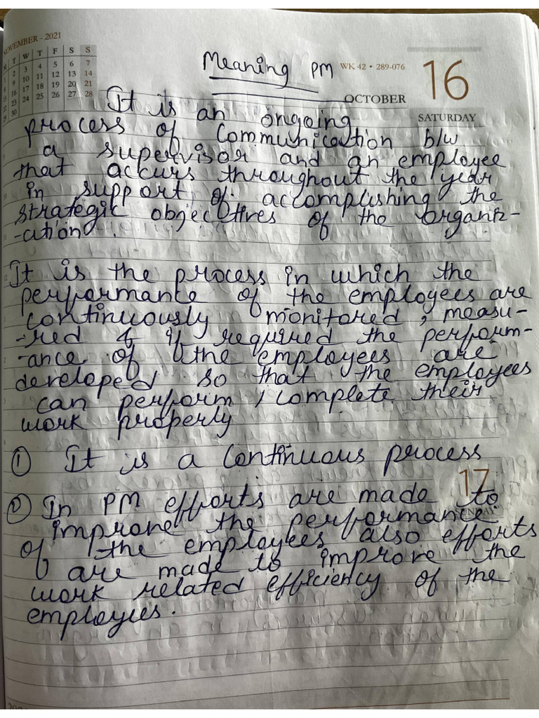 Unit - 1 Performance Management | PDF