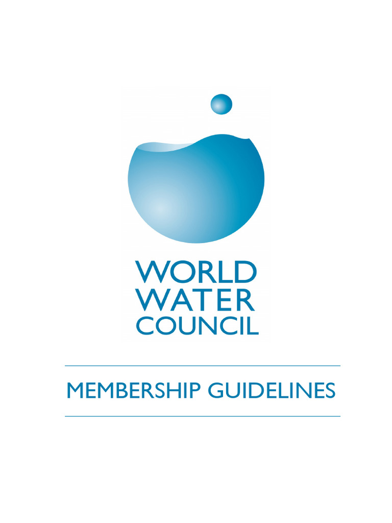 World Water Council Membership Guide | PDF | Gross Domestic Product ...