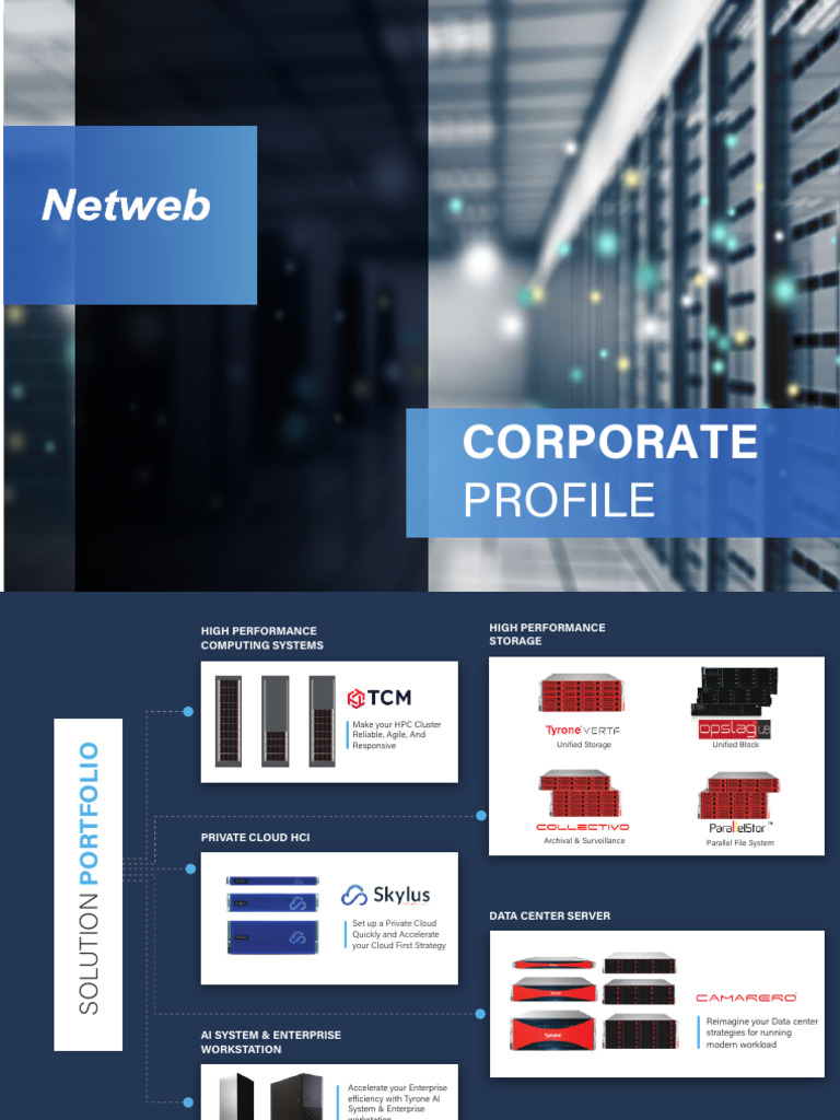8 Pages Company Profile Compressed | PDF | Cloud Computing | Supercomputer