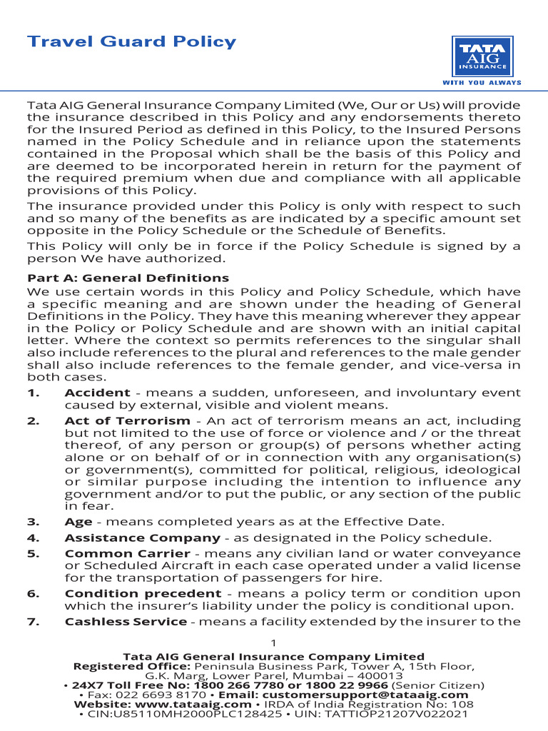 Policy Wording | PDF | Insurance | Hospital