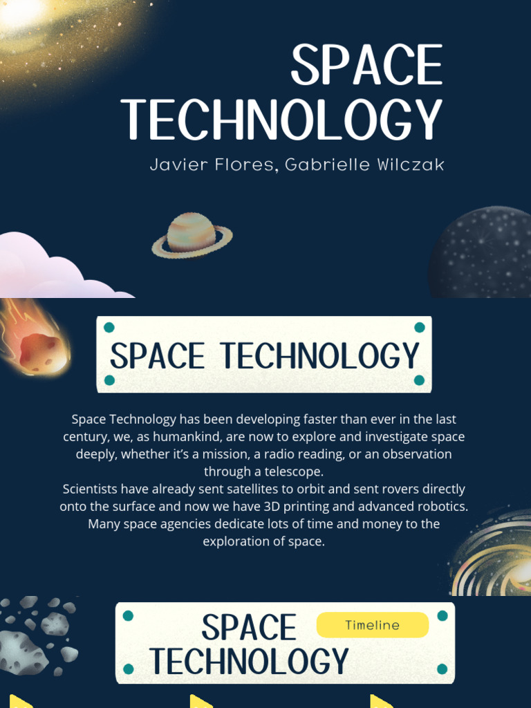 Overview of Space Technology Advances | PDF | Space Exploration | Nasa
