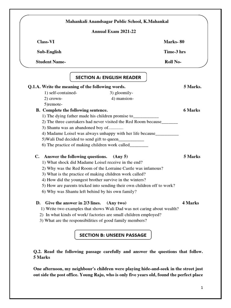 6th final | PDF | Languages | Foreign Language Studies