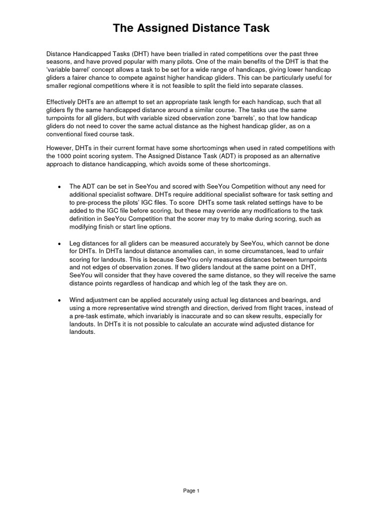 Assigned Distance Task | PDF | Speed | Navigation