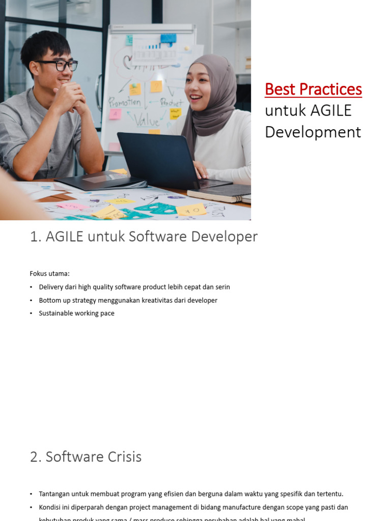 Best Practices Untuk Agile Development | PDF | Bisnis | Komputer